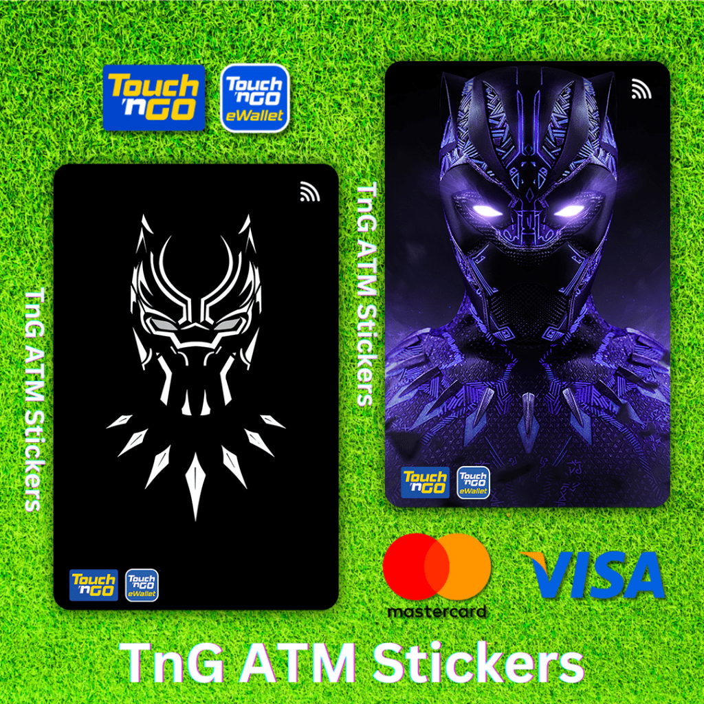 Black Panther - Sticker Card Touch n Go TnG ATM Card Skincard Cover ...