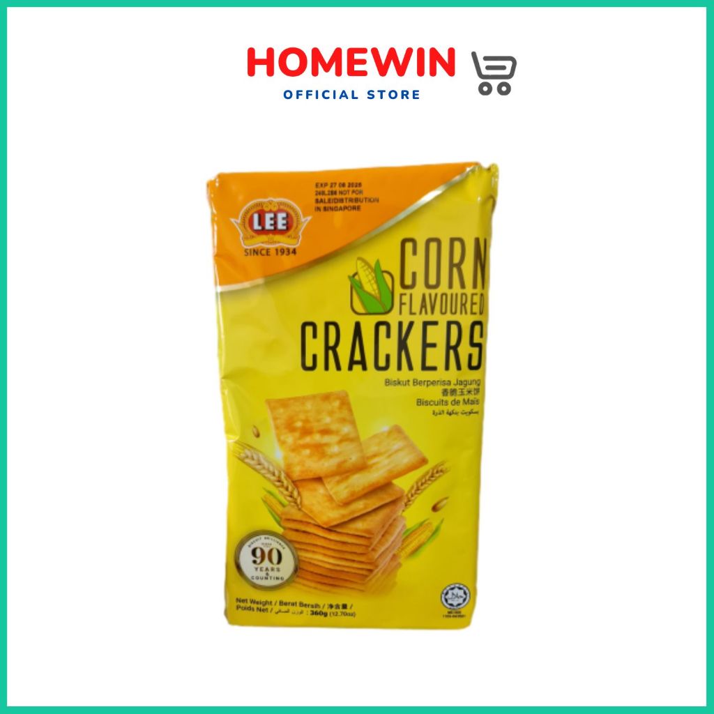Lee Biscuits Sweet Corn Crackers (360g) | Shopee Singapore
