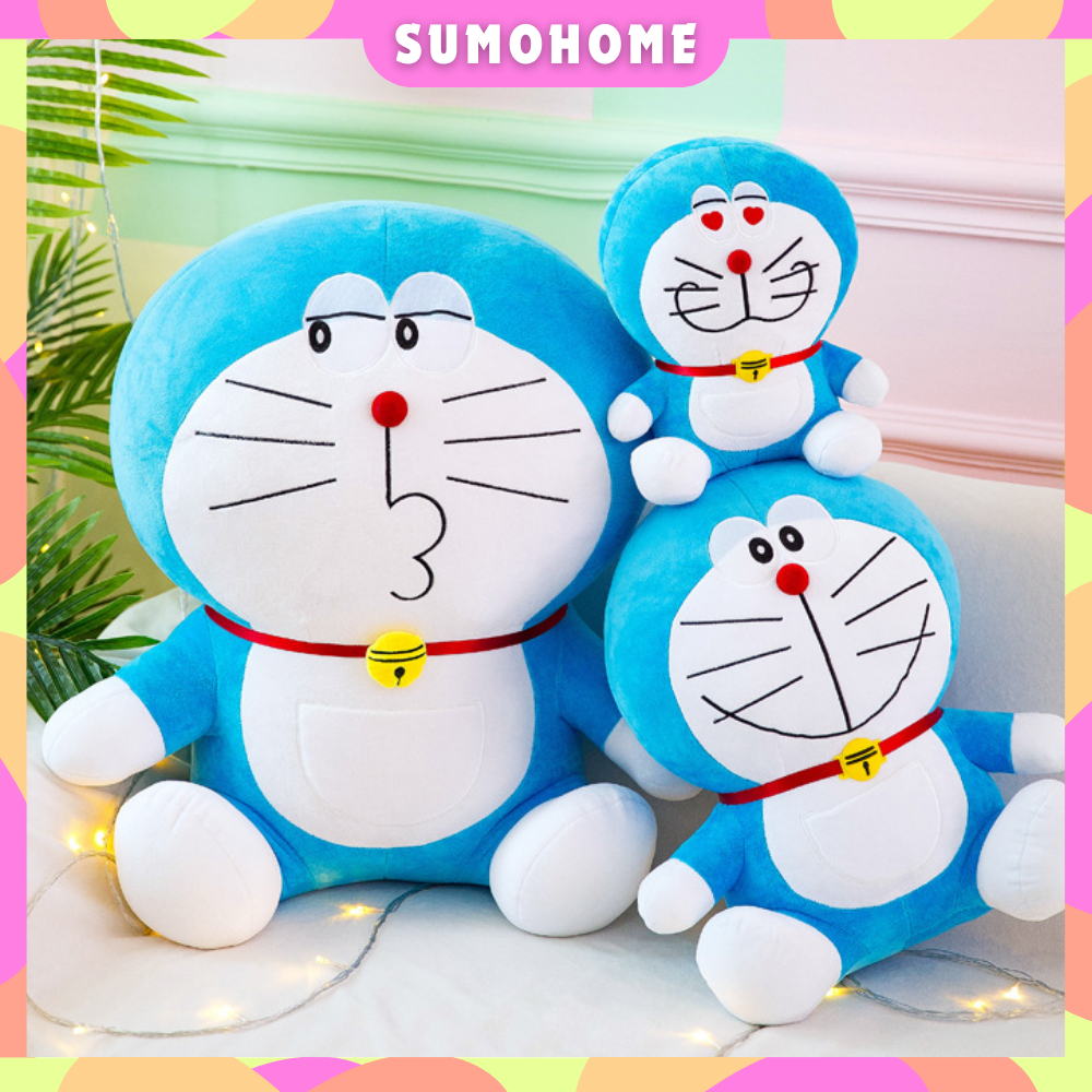 Doraemon Plushie Pillow 25cm/50cm – Patung Comel Doraemon | Soft ...
