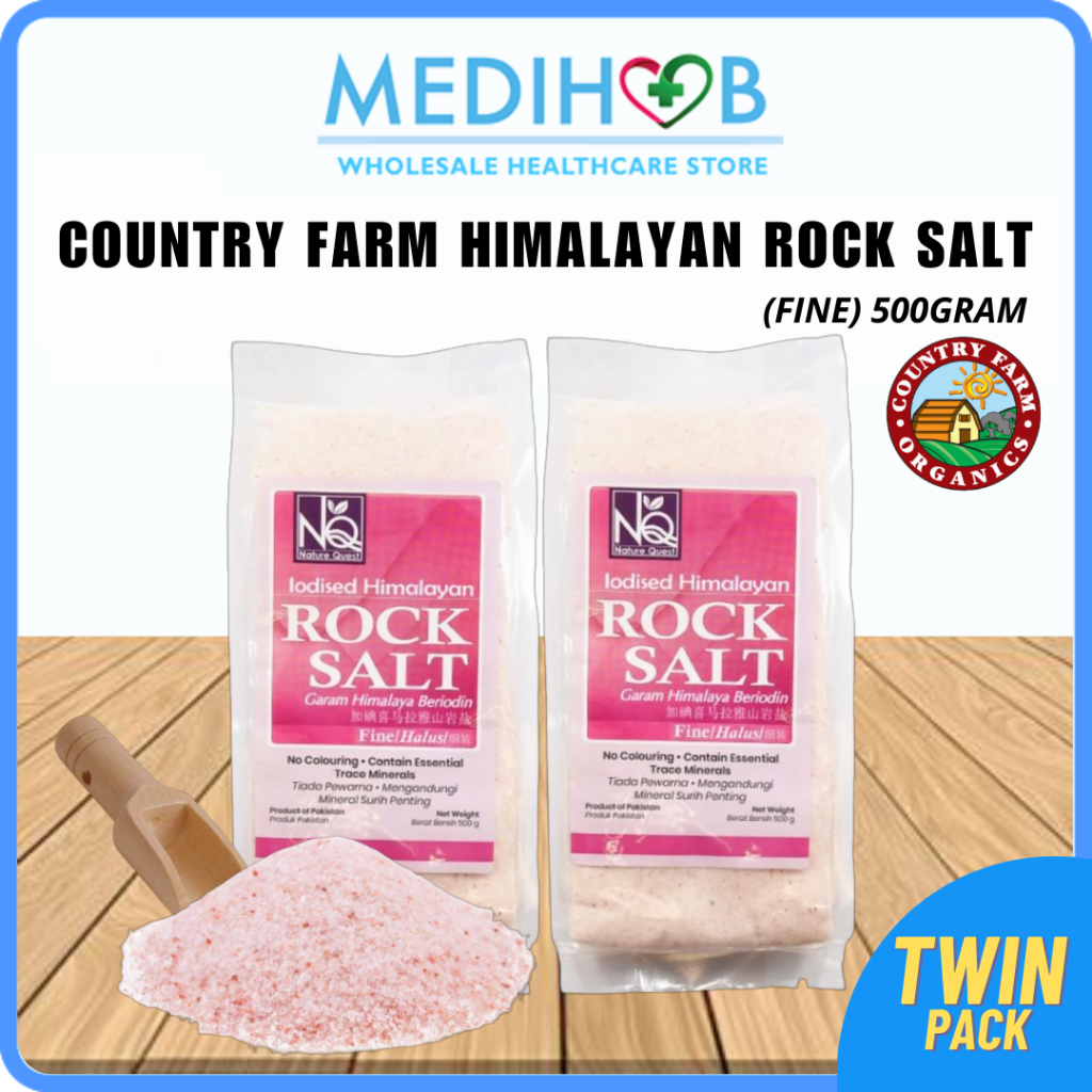 Country Farm Organics Nature Quest Himalayan Rock Salt - Fine 500g ...