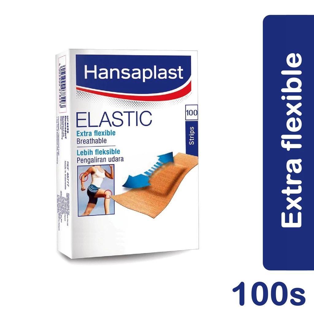 Hansaplast plaster 透气止血 创口贴 100's Elastic- first aid dressing /pakaian ...