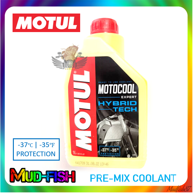 MOTUL PRE MIX MOTOCOOL EXPERT HYBRID TECH COOLANT -37 C (1L) | Shopee ...