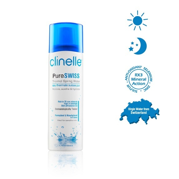 Clinelle PureSwiss Thermal Spring Water (50ml) | Shopee Singapore