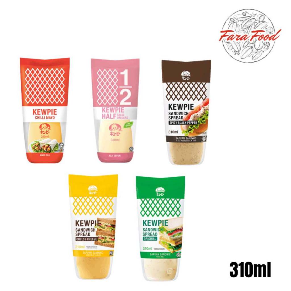 Kewpie Mayonnaise Sauce Mayonis Chili Dressing Mayo Japanese Style ...