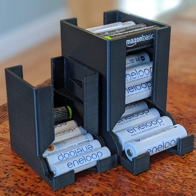 Stackable Battery Dispenser for AA Batteries | Shopee Singapore