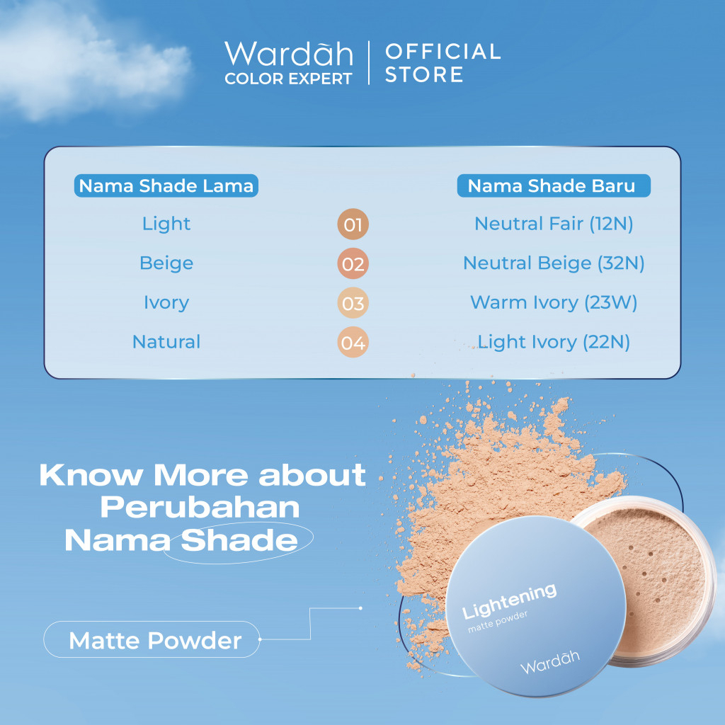 Wardah Lightening Matte Loose Powder 20g (wardah Powder) | Shopee Singapore