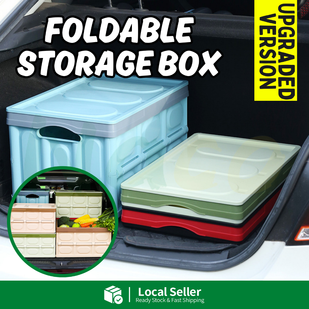 Multipurpose Foldable Storage Box Container Foldable Car Organizer Car ...