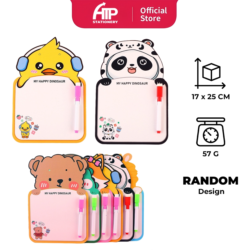 Cute Cartoon Design Erasable Whiteboard Creative Small Learning Writing ...