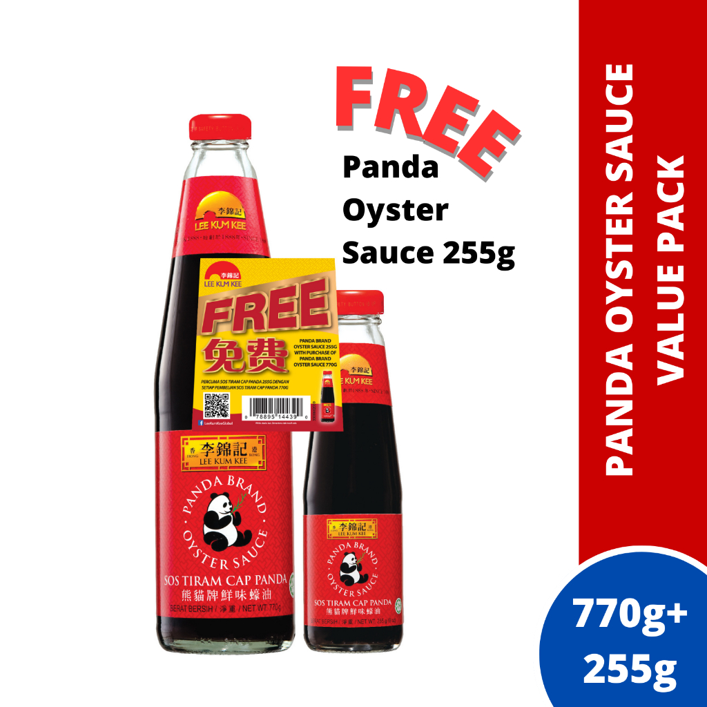 Lee Kum Kee Panda Brand Oyster Sauce (255g/510g/770g/907g/770g+255g ...