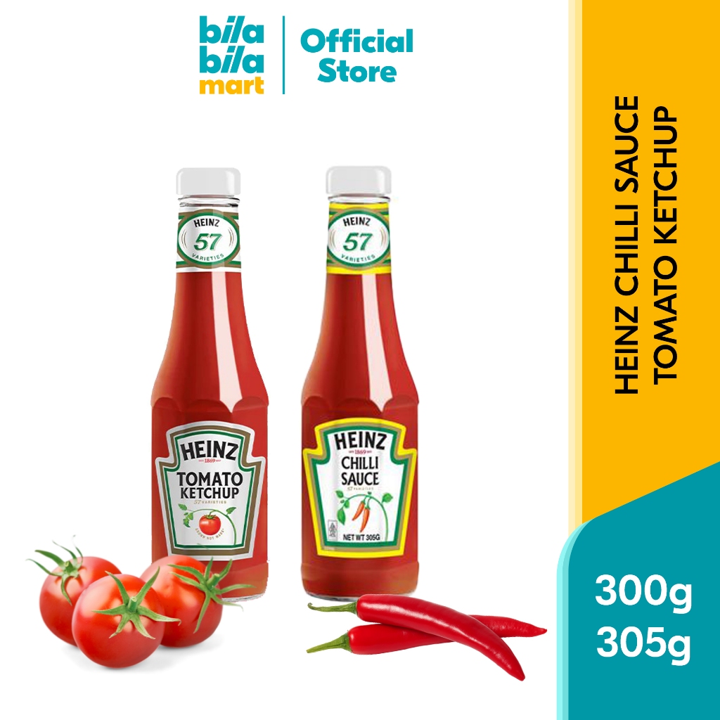 HEINZ Tomato Ketchup | Chilli Sauce 300g 305g Sos Cili, Sos Tomato 番茄酱 ...