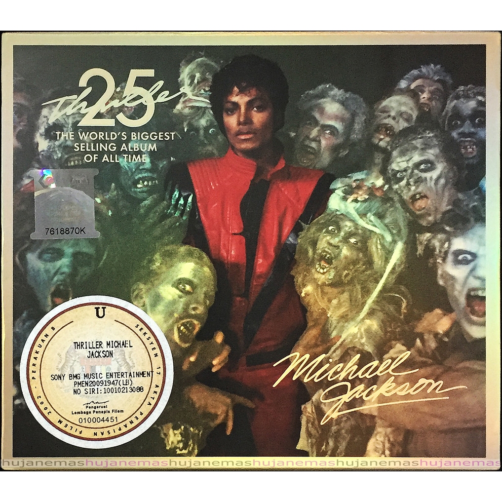 MICHAEL JACKSON - 25th Anniversary THRILLER 2008 SONY MUSIC DELUXE CD ...