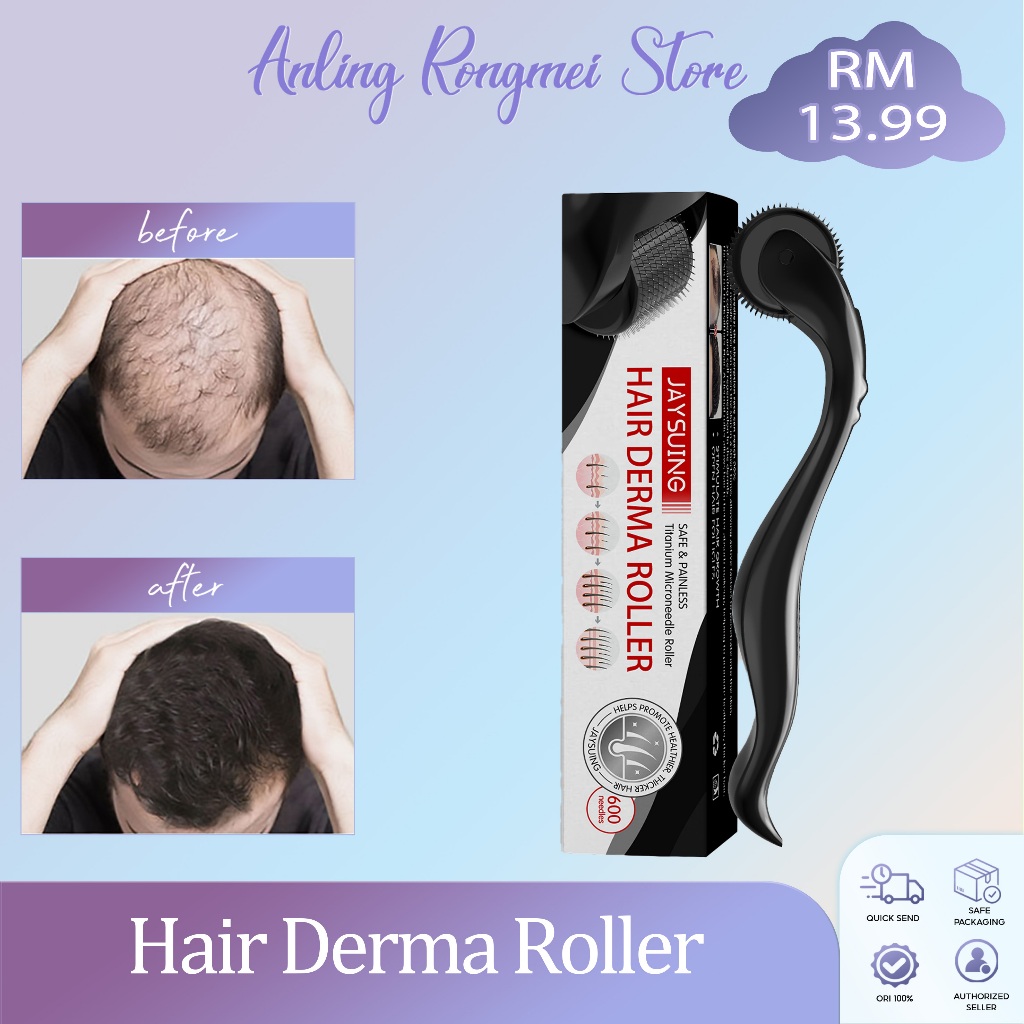 Jaysuing Hair Derma Roller 1pcs Hair Grow Micro Needle Roller Micro ...
