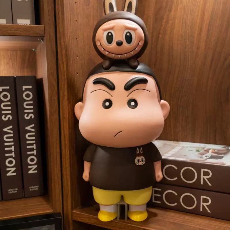 CRAYON SHIN CHAN LABUBU 40CM COLLECTIBLE FIGURE (20116) | Shopee Singapore