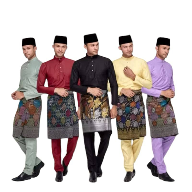 Raya 2025 Baju Melayu Set Dewasa 2024 Model 100% Premium Quality Slim ...