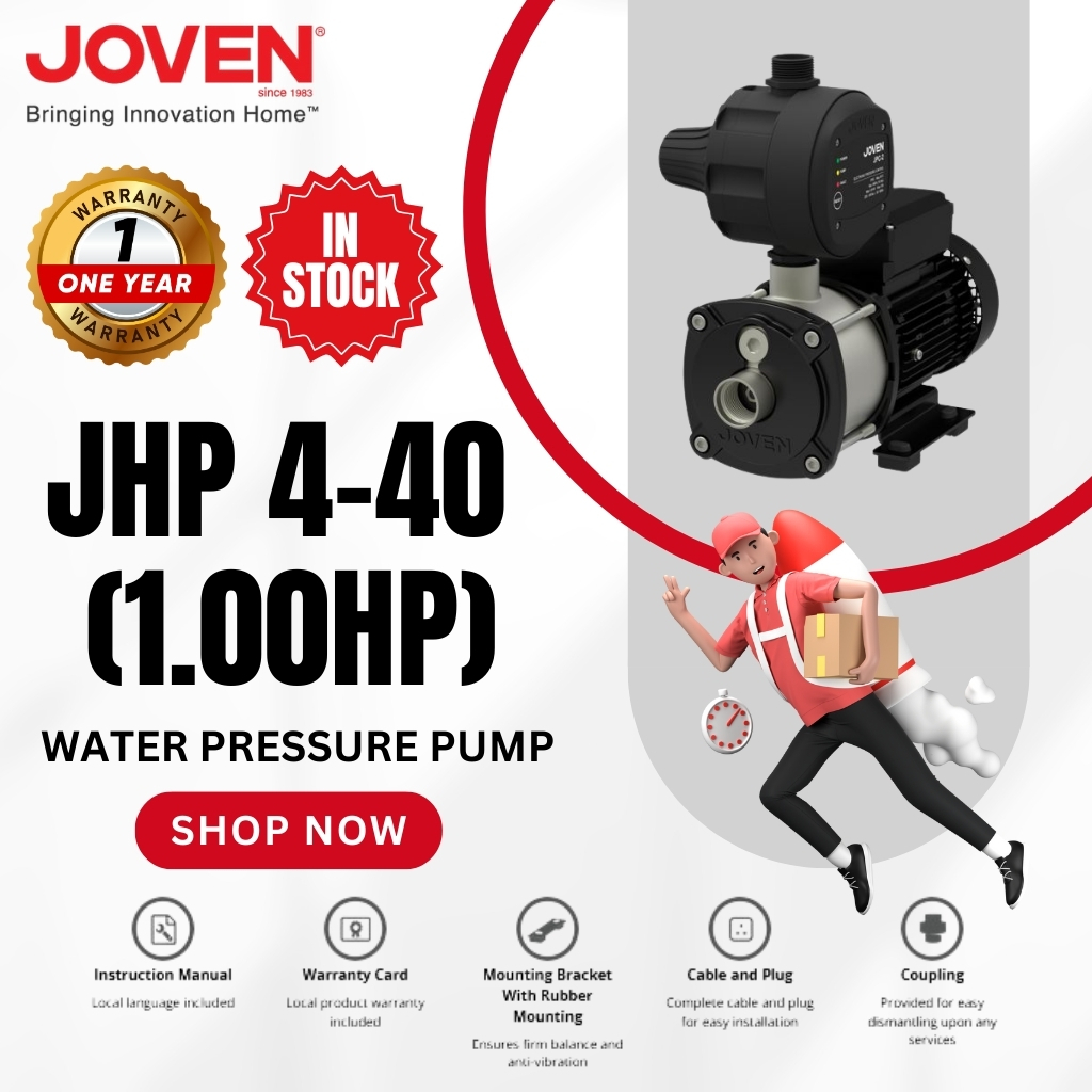 JOVEN JHP 4-40 WATER PUMP BOOST WATER PRESSURE PUMP (1.00HP) SIRIM 1 YEAR WARRANTY | Shopee ...
