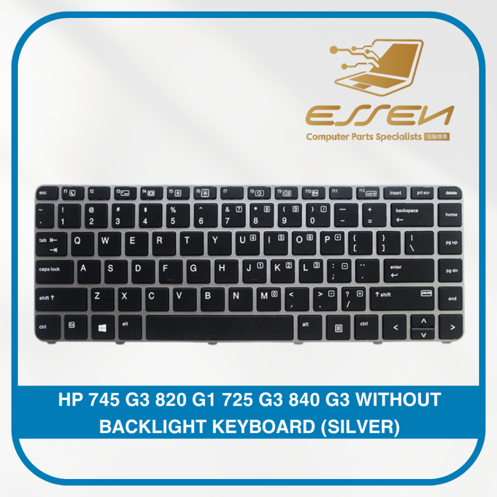 Replacement Keyboard For HP 745 G3 820 G1 725 G3 840 G3 WITHOUT ...