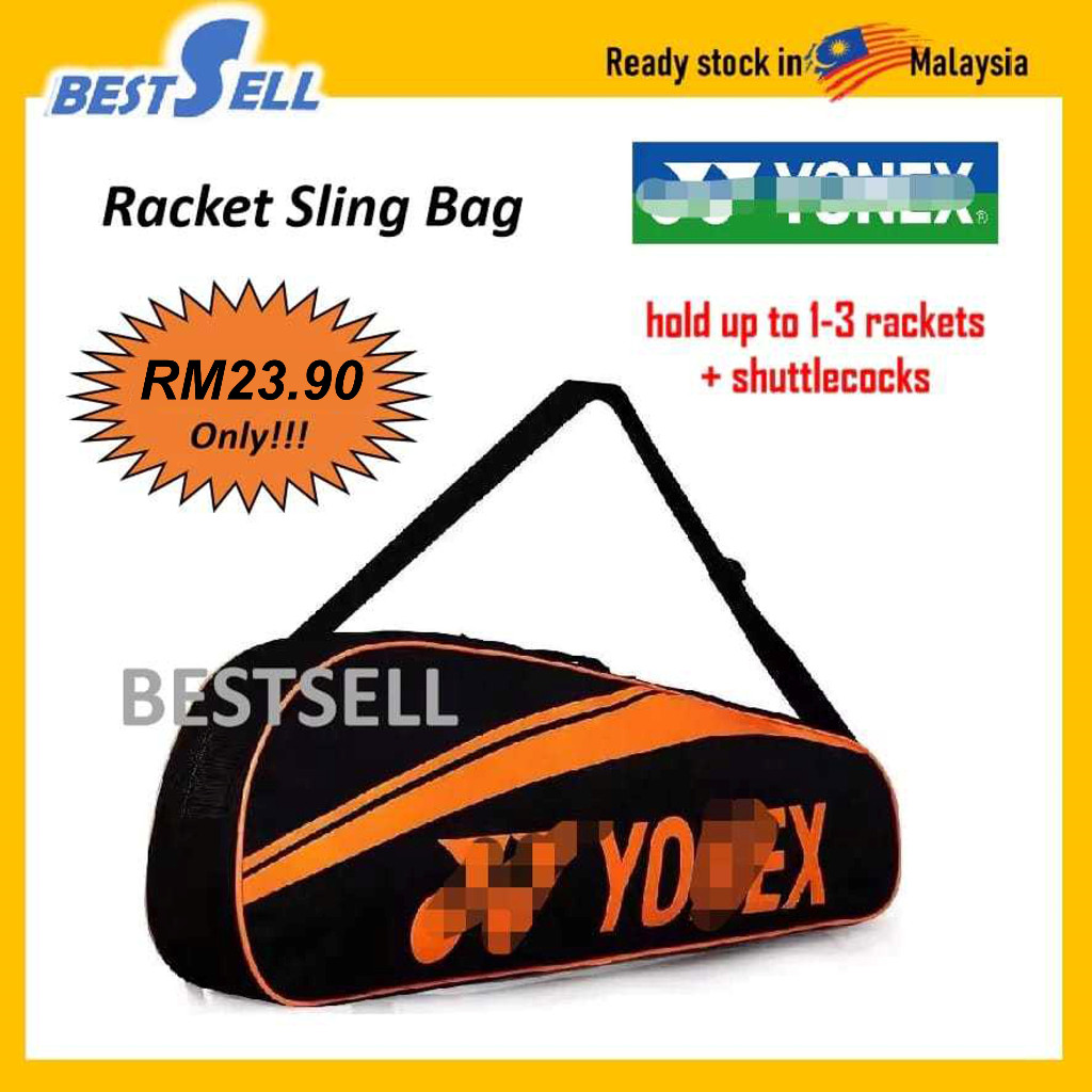 Racket Bag Racquet Cover Can Fit Up 3 Racket and Shuttlecock | Shopee ...