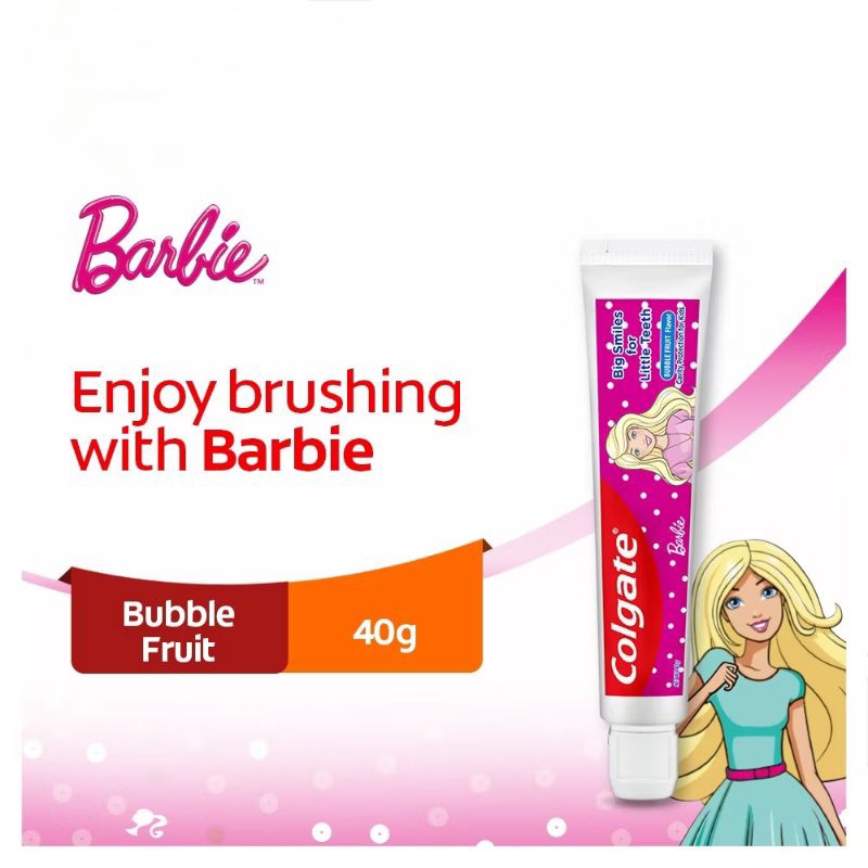 Colgate Kids Barbie Toothpaste(40g) | Shopee Singapore