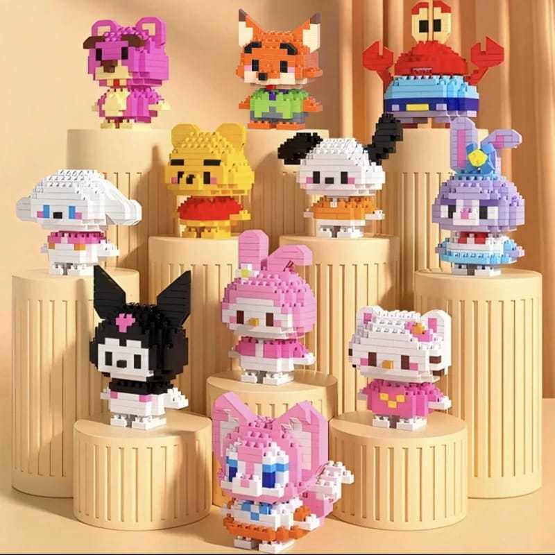 Mini Building Block Nano Bricks 3D Cartoon Character Mini Toys Birthday ...