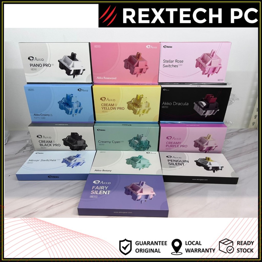 AKKO CS /CREAM V3 PRO/ PIANO / FAIRY / PENGUIN/ HAZE /ROSEWOOD /BATONY ...