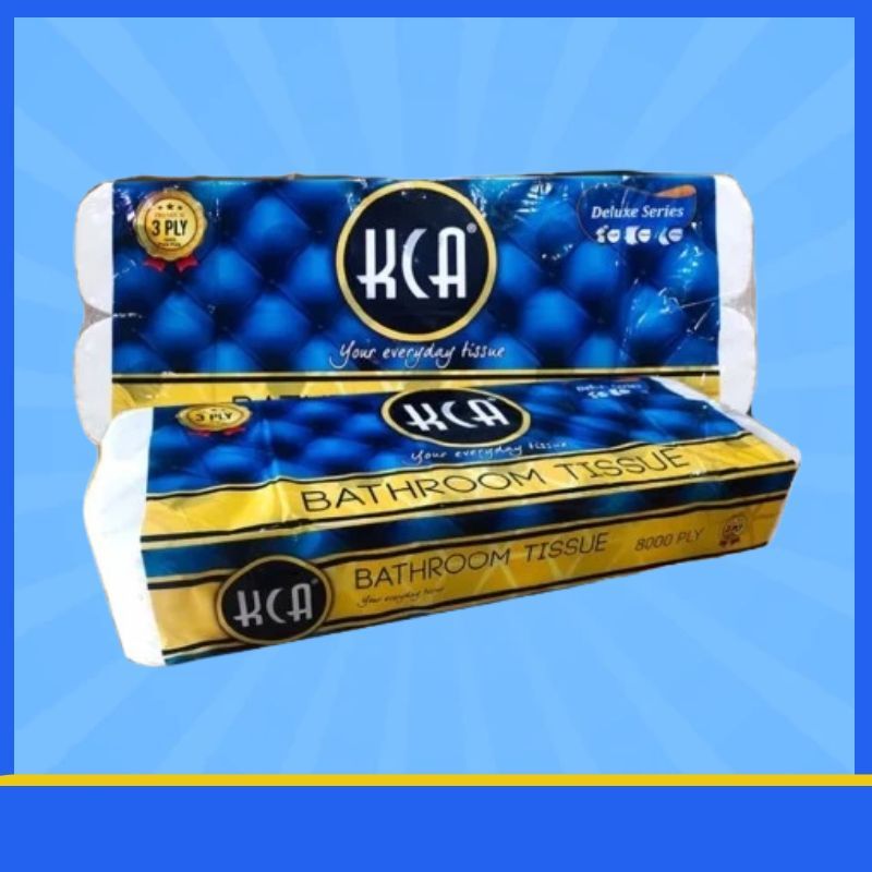 KCA Toilet Paper Bathroom Tissue 8000Ply X 3Ply X 10 Rolls | Shopee ...