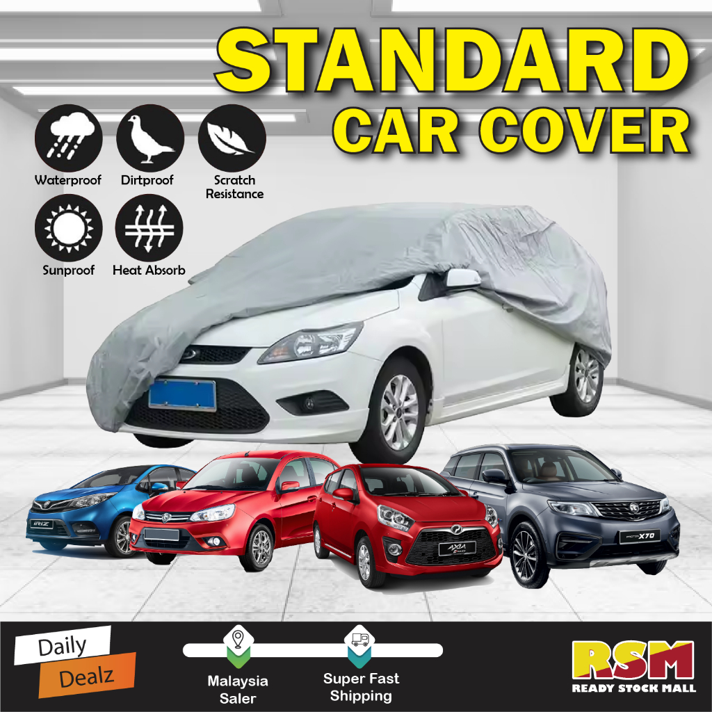 Car Cover Outdoor Protection Resistant Water Proof Rain Dust Sun UV ...