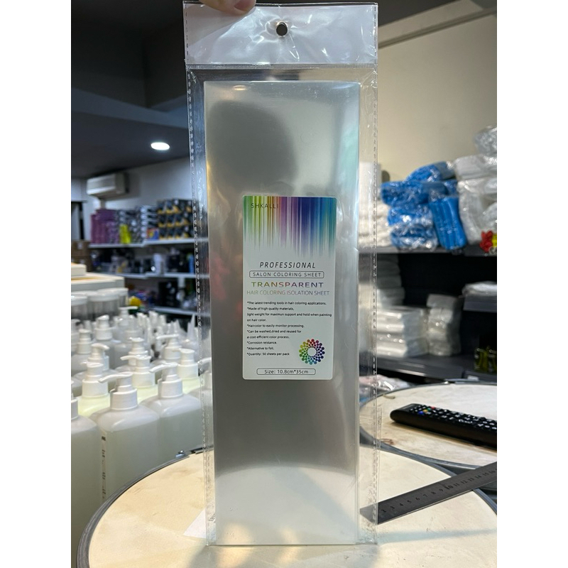 Transparent Hair Coloring Isolation Sheet | Shopee Singapore