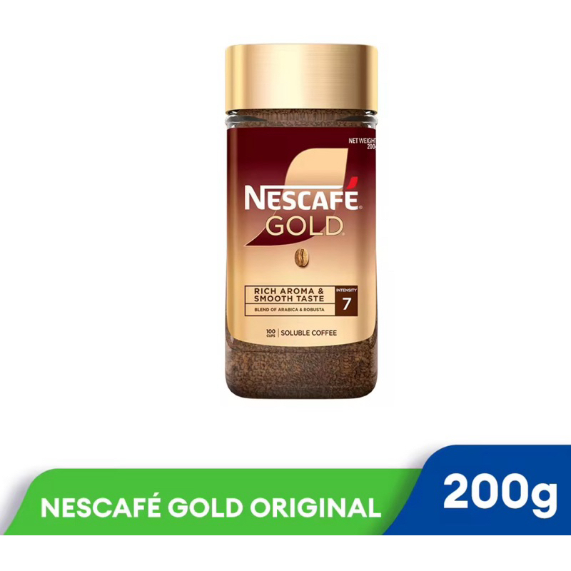 NESCAFÉ Gold Jar (200g) –High-Quality Coffee Refill, Golden Roasted ...