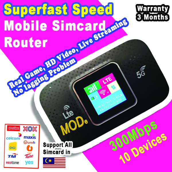 4G Pocket WiFi Router 150Mbps 4G Wireless Router 2100mAh Broadband Wide ...