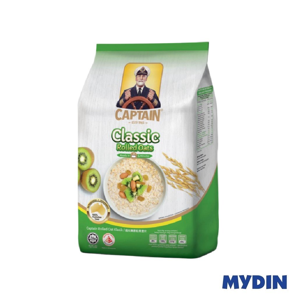 Captain Oats Classic Rolled Oat (800g) | Shopee Singapore