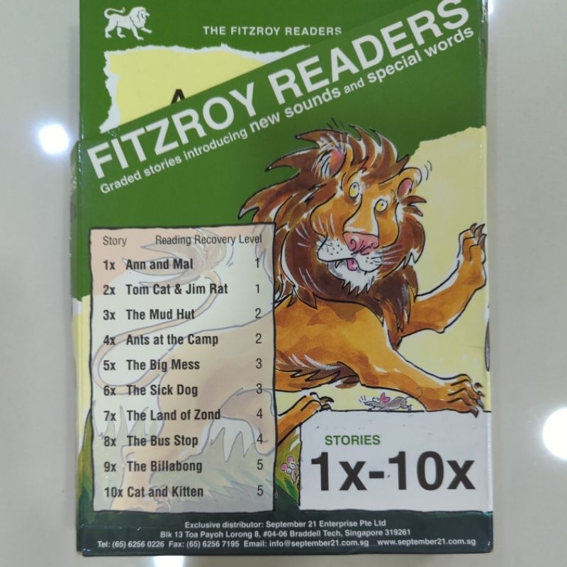 Preloved book - Fitzroy Readers 1x-10x (excluded 7x) | Shopee Singapore