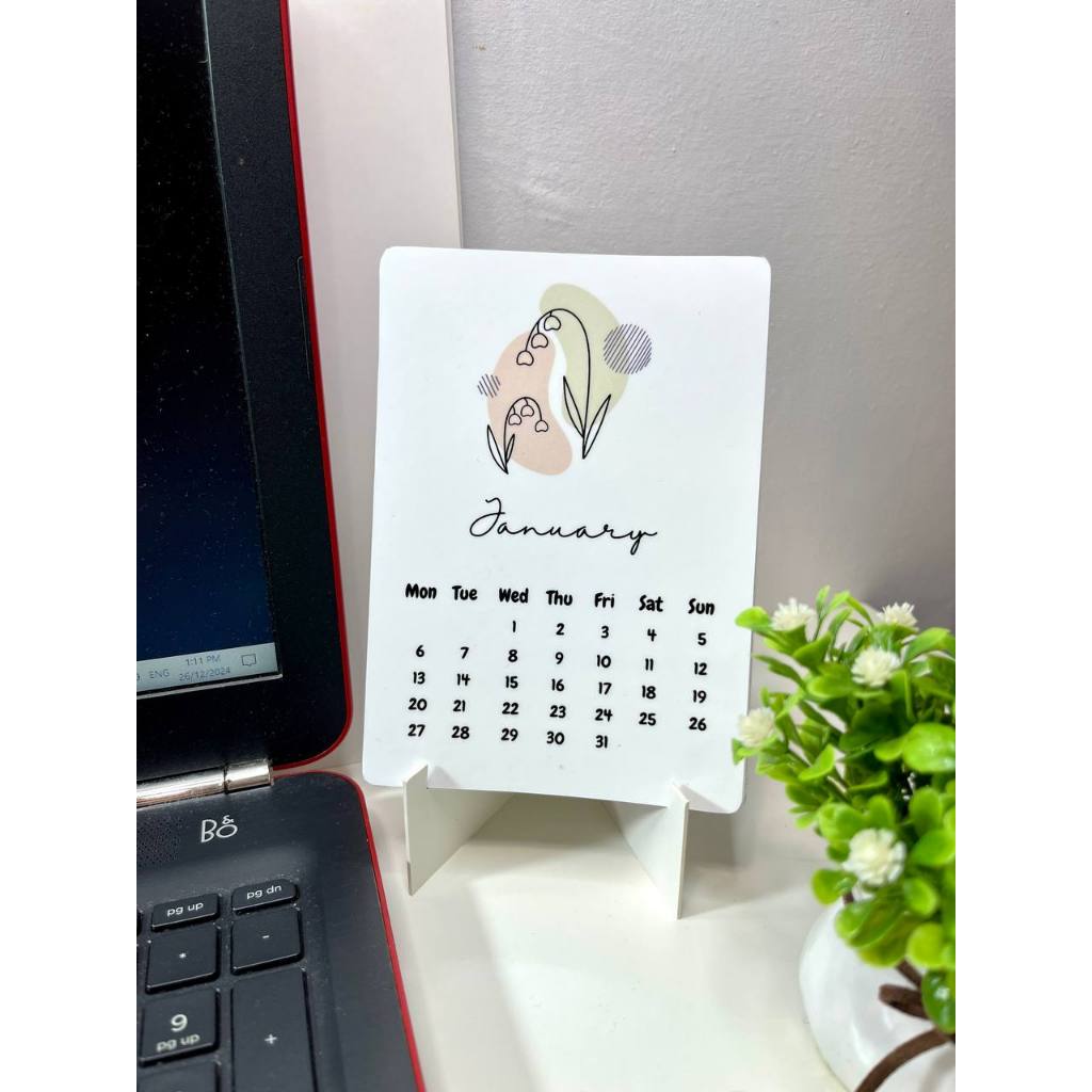 MINIMALIST CALENDAR 2025 DESK CALENDAR | Shopee Singapore