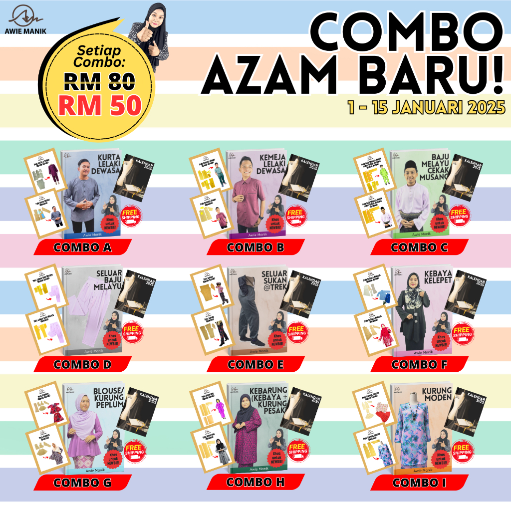 [NEW Azam COMBO] Newbie Guide for Changing Patterns + Children's ...