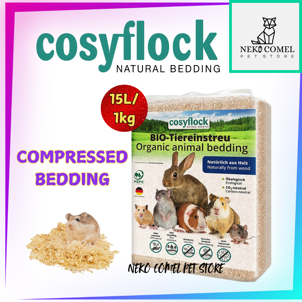 Cosyflock Bedding 15L / Small Animal Bedding / Rabbit / Guinea Pig ...