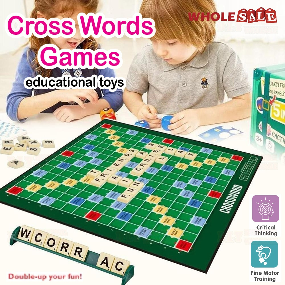 CLASSIQUE Scrabble Cross Words Games Word Forming Board Game ...
