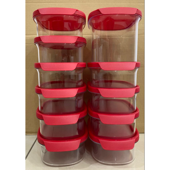 Tupperware Ultra Clear Containers 1.0L / 500ml / 1L | Shopee Singapore