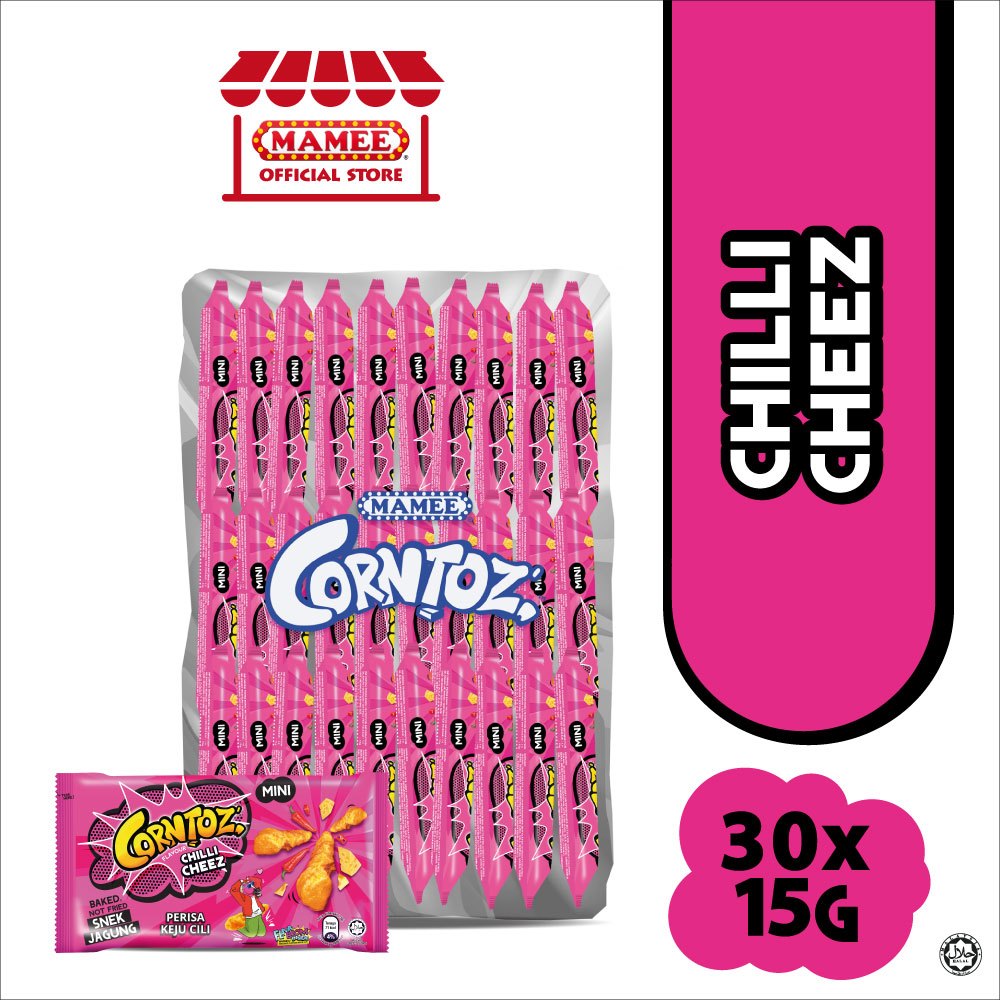 Corntoz Crackers Mini (15g x 30) | Shopee Singapore
