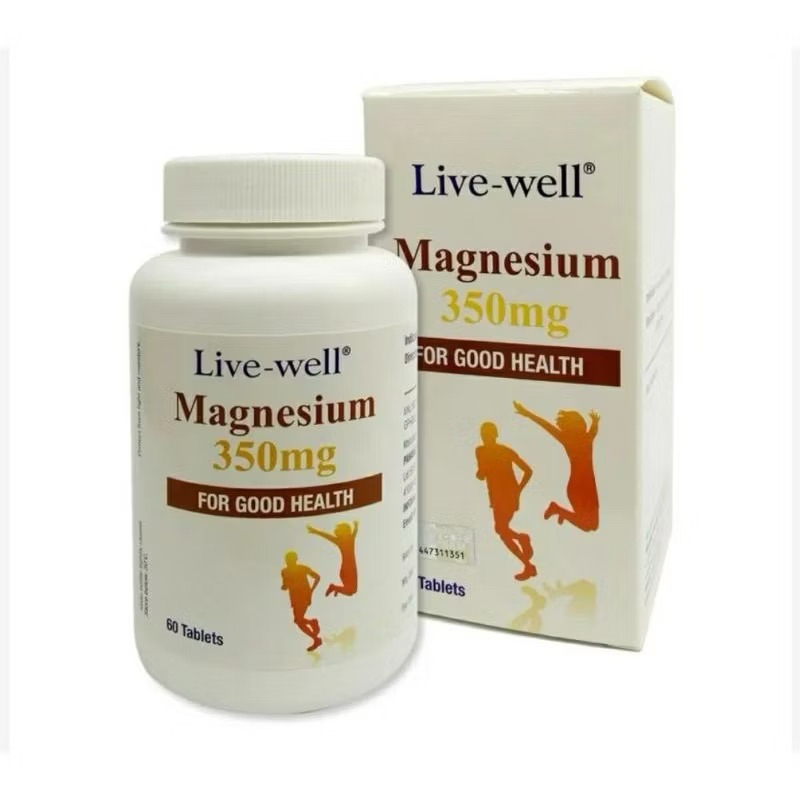 Live-Well Magnesium 350mg (60 tablets) | Shopee Singapore