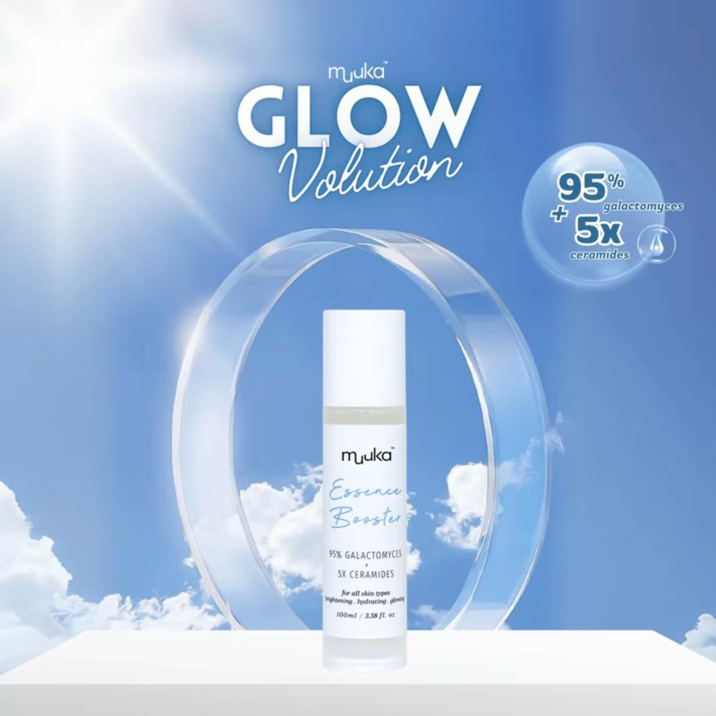 MUUKA Treatment Essence Booster 95% Galactomyces | 1% 5x Ceramides 30ML ...