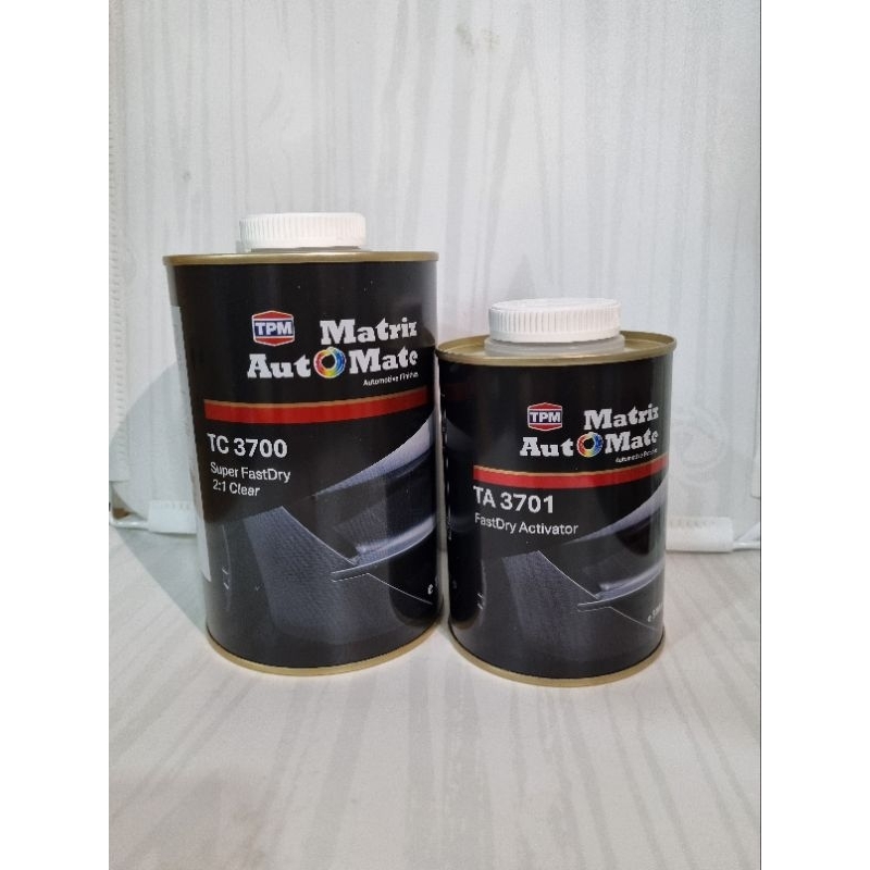 TPM3700 2K 2:1 SUPER FAST DRY CLEAR WITH TA3701 HARDENER | Shopee Singapore