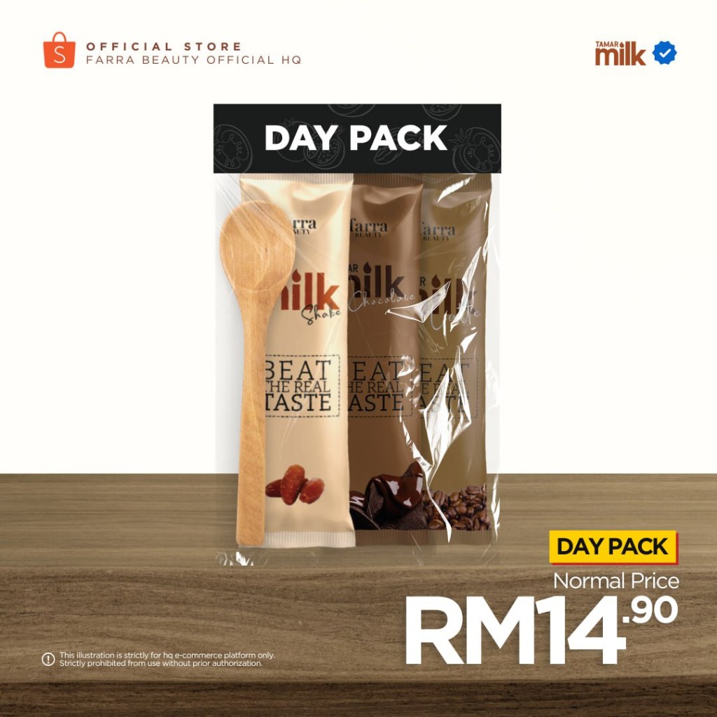 Milk CHOICE OF MOTHERS TO MAKE & FILLING FAMILY - DAY PACK TAMAR MILK SHAKE | (25g X 3's ...