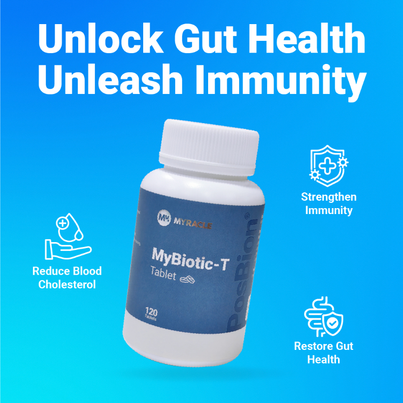 My Myracle PosBion MyBiotic Tablet (120 tablet) For Guts Health ...