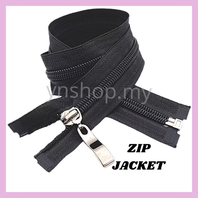 [10pcs] 16” 20” 24” 30”Zip Jacket Nylon 5 Open Ended Jacket Zipper ...