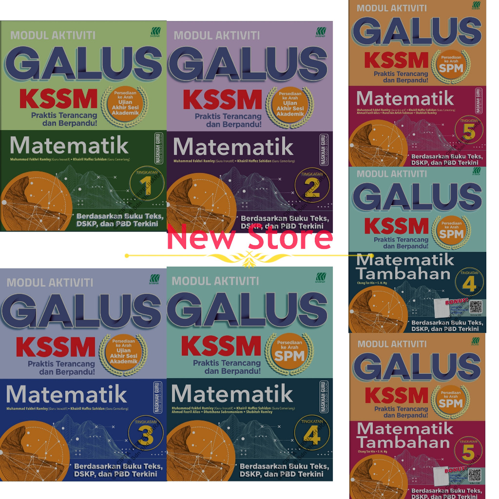 [NEWSTORE]2025 Sasbadi Galus KSSM (UASA) Training Form 1/2/3/4/5 - Mathematics/Science/M.Tabaham ...