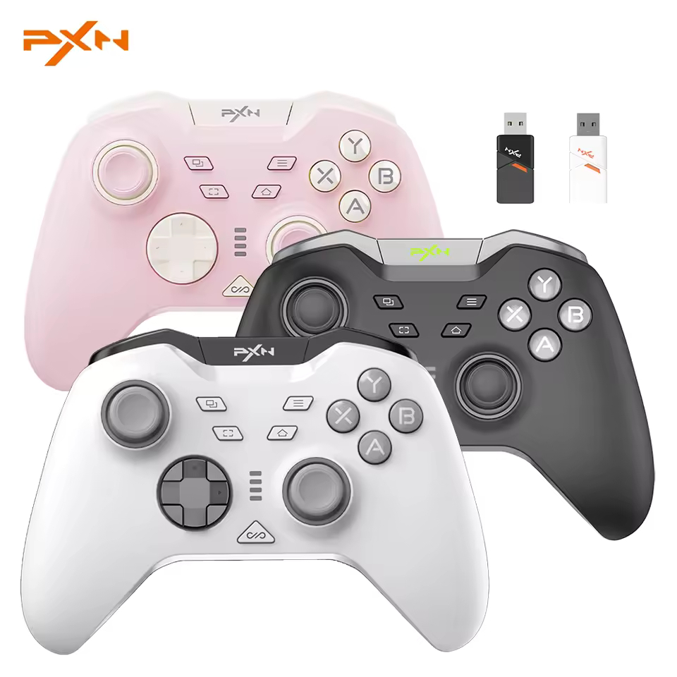 PXN P5 Tri Mode Wireless Gaming Controller Hall Effect Trigger Joystick ...