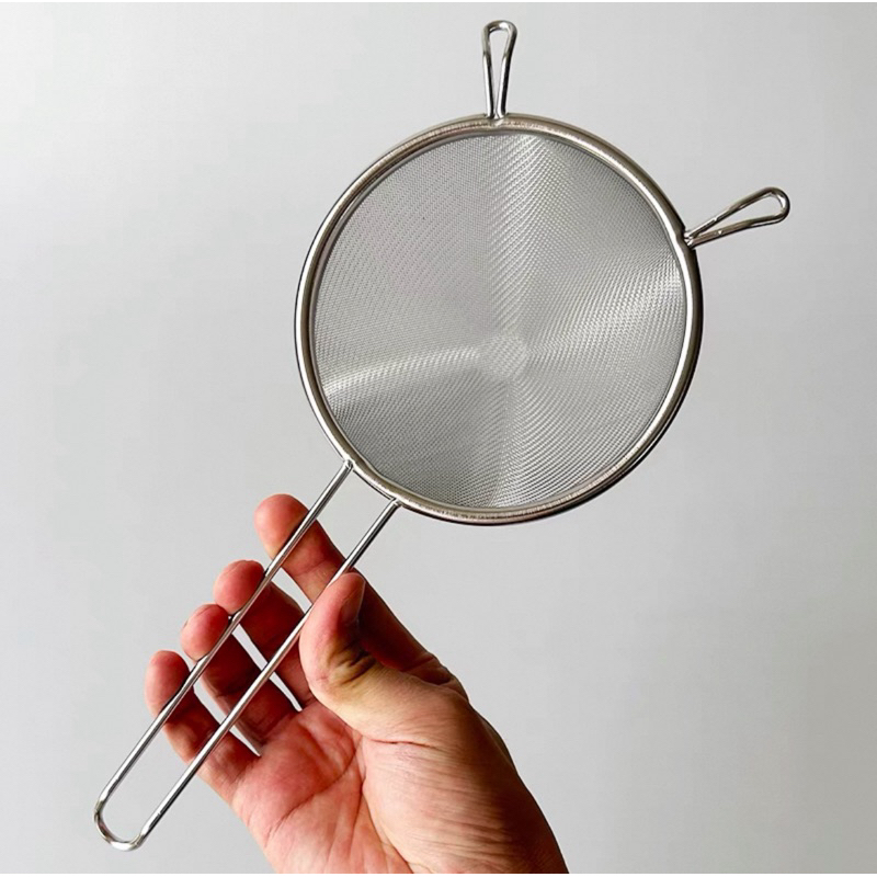 HIGH QUALITY THICK STAINLESS STEEL FINE MESH DEEP OIL STRAINER/FLOUR ...