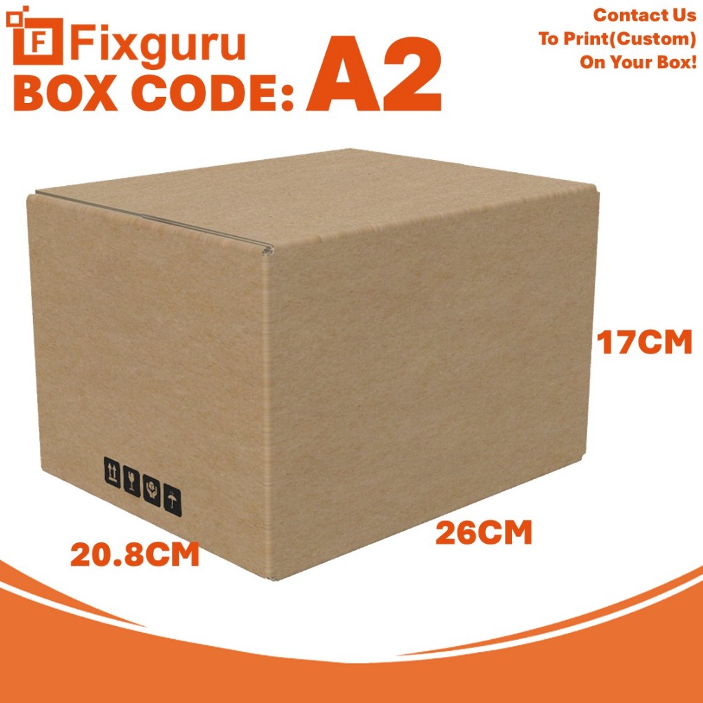 Fixguru A2 - 26x20.8x17cm Carton Box Moving Box Storage Box Packing Box ...