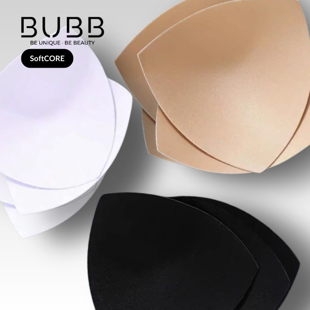 1 Pair Triangle Removable Thin Bra Pad Insert Sponge Replace Women ...