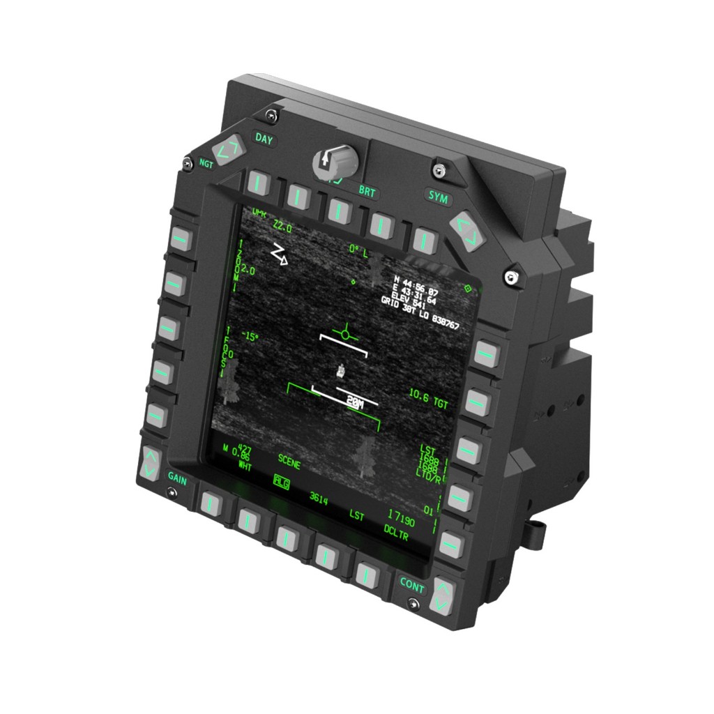 WINWING F-16/F-18 1:1 Scale Cockpit MFD Display & Panels for PC Flight ...