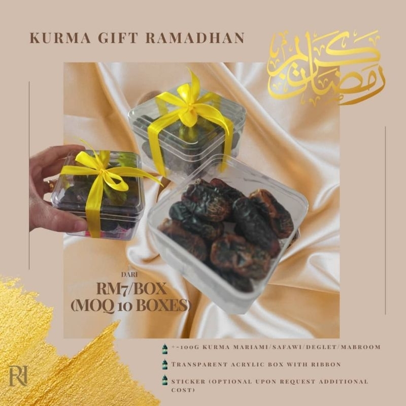 Ramadhan Kurma Pack/box/sedekah kurma box | Shopee Singapore